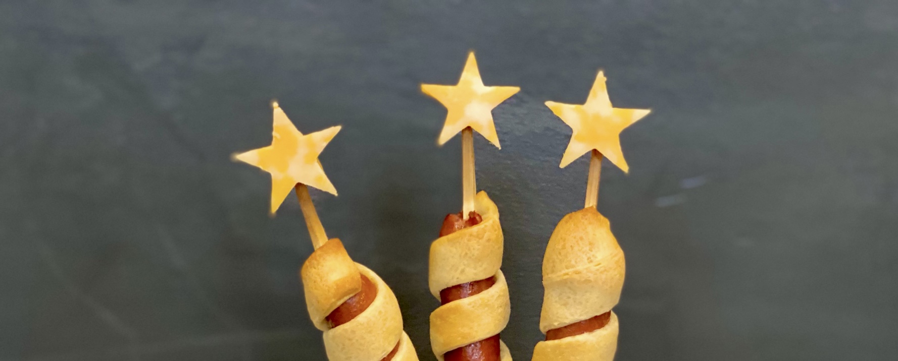 Patriotic Firecracker Dogs - Baking with Nessa