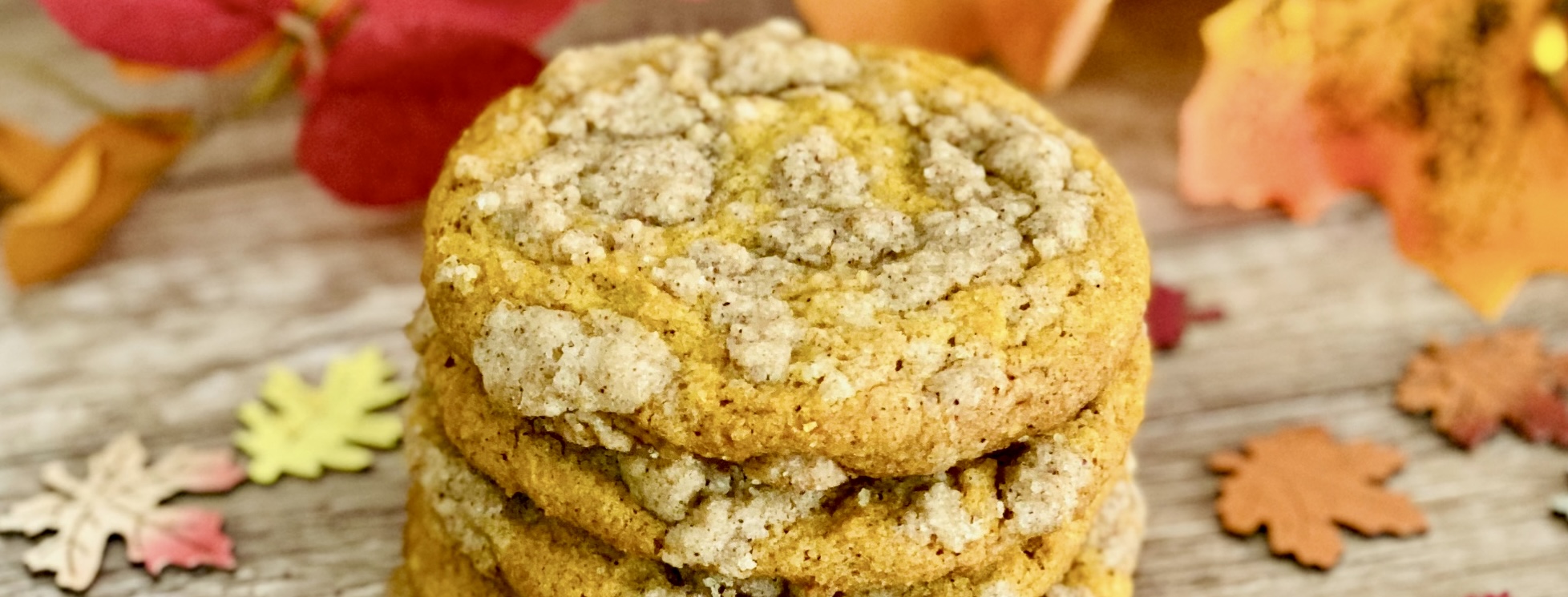 Pumpkin Spice Crumb Cookies - Baking with Nessa