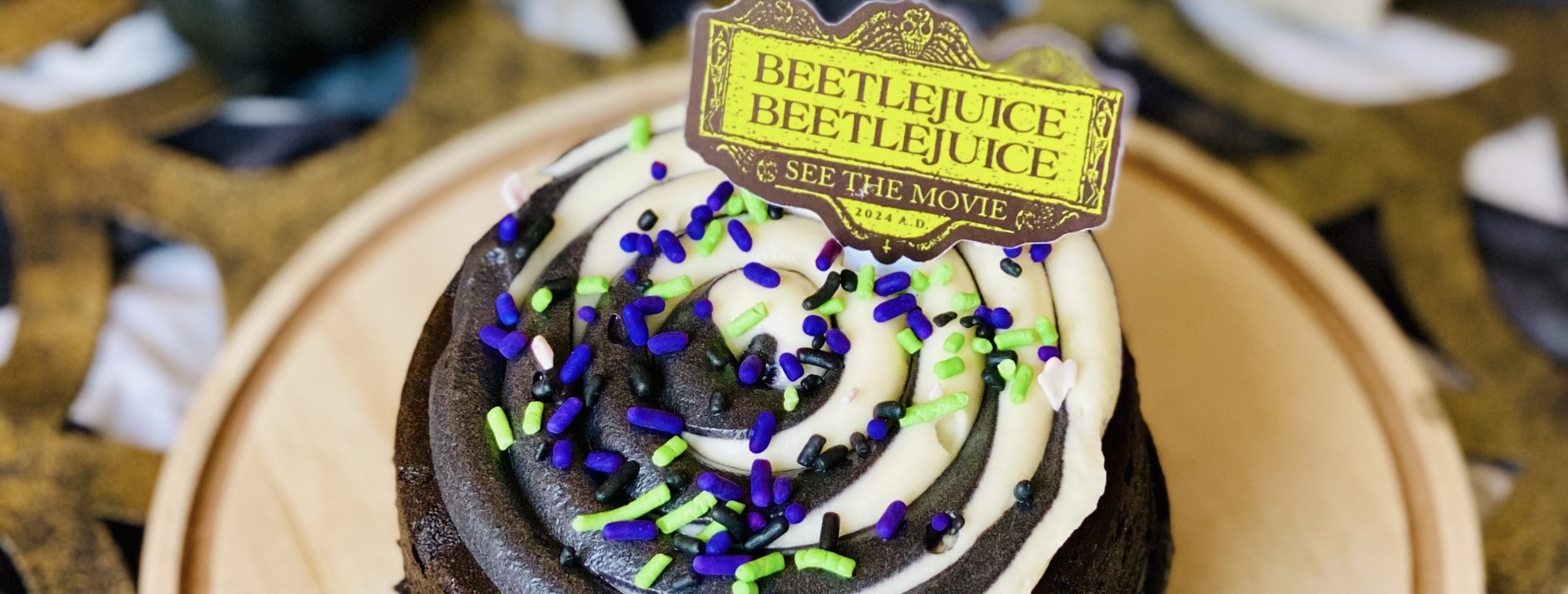 Beetlejuice “Afterlife” Black Velvet Cake | Crumbl® Copycat | Halloween ...