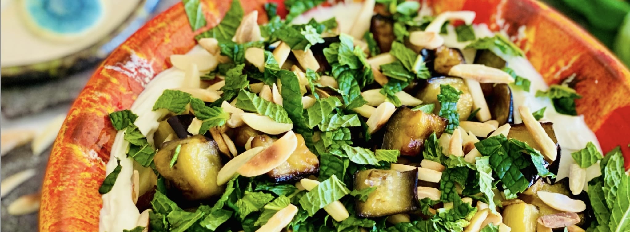 Eggplant Fatteh | Mint, Tahini, Greek Yogurt (Foodista Challenge #119 ...